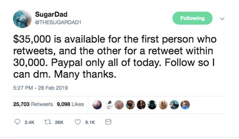Is The Sugar Daddy Who Gives Away Tens Of Thousands Of Dollars On