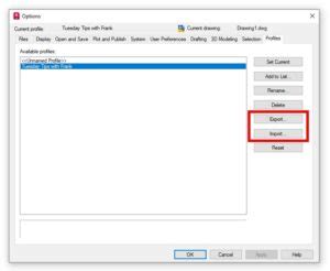 AutoCAD Workspaces And Profiles Tuesday Tips With Frank AutoCAD Blog Autodesk