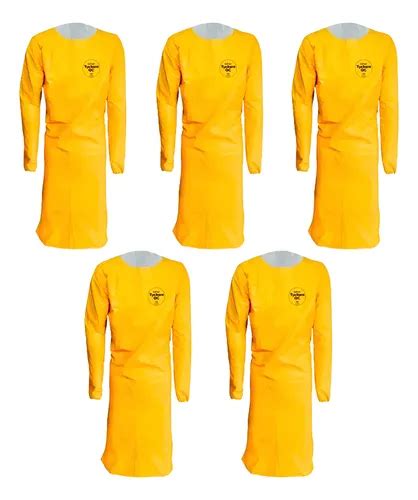 Avental Tyvek S Costura Tychem Dupont Kit Com Unidades Frete Gr Tis