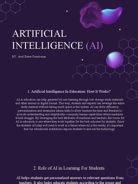 Artificial Intelligence Ai Project Proposal By Slidesgo Pdf