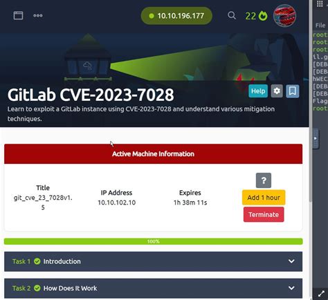 Dodji Dokoui On Linkedin I Just Finished The New Gitlab Cve 2023 7028 Room On Tryhackme The