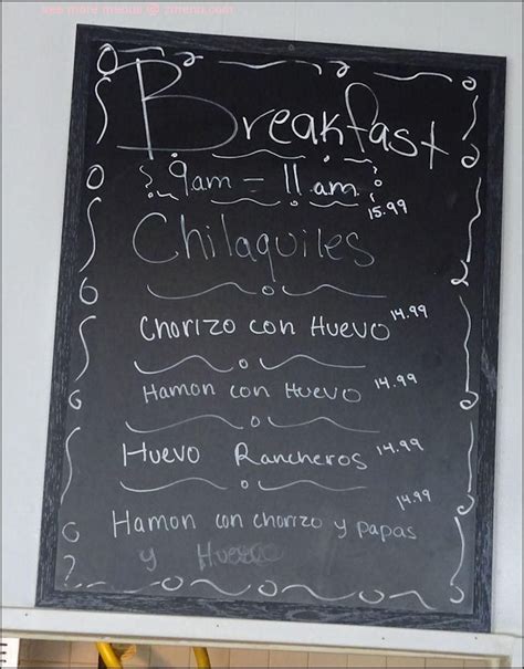 Online Menu Of La Placita Taqueria Y Panaderia Restaurant Roseville California 95678 Zmenu