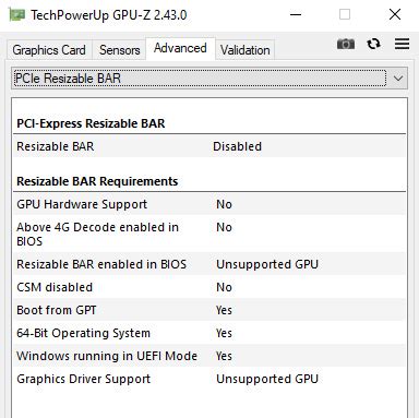 Get Resizable BAR ZOTAC