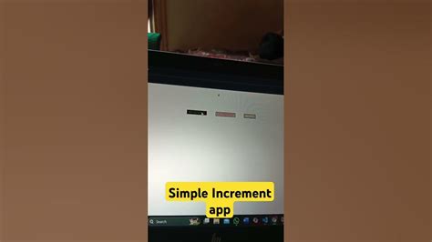 Increment App In Htmlcssjs 😉 Coding You Tube Shorts Coding