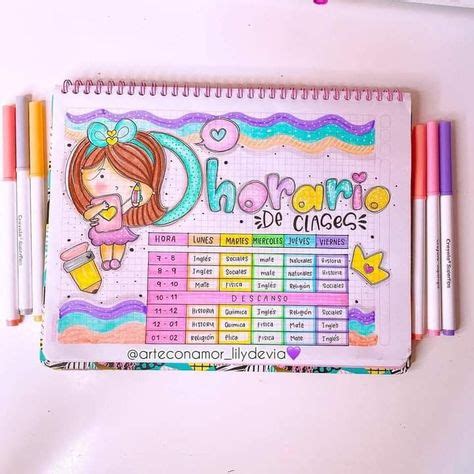Dibujos De Horarios De Clases