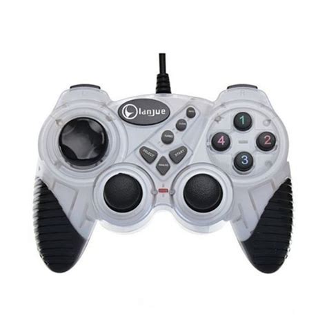 Joystick Double Shock Wired Usb 2 0 Gamepad Joystick Joypad Game Controller Pad For Pc Daraz Pk