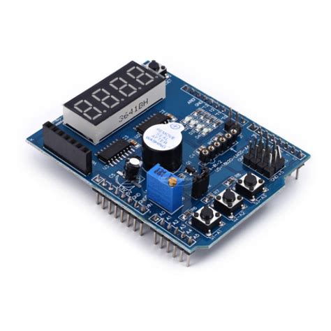 Multi Function Shield With Buzzer LM35 4LED Expansion Board Module For