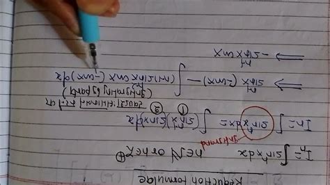 Reduction Formulae With Calculus Youtube