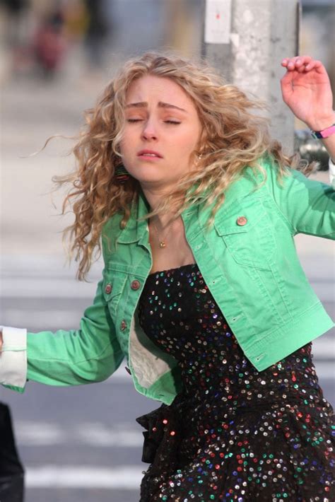 Annasophia Robb On The Set Of The Carrie Diaries In New York Hawtcelebs