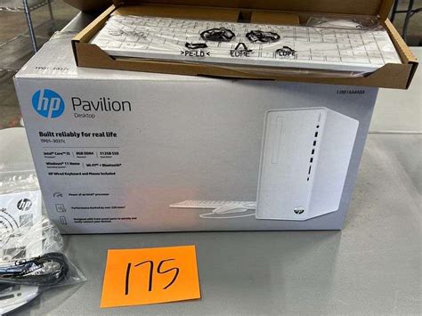 New Hp Pavilion Desktop In Box Model Tp C Earl S Auction Company