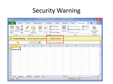 Ppt Excel Macro Vba Overview Powerpoint Presentation Free Download Id2044397