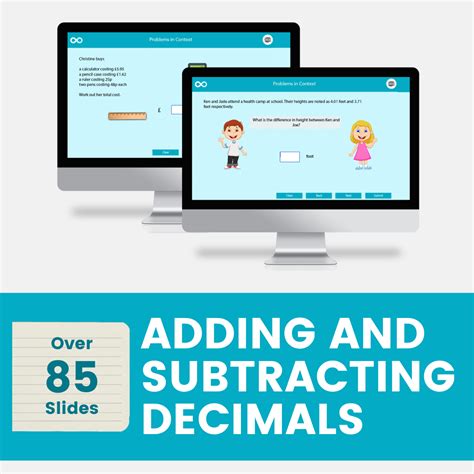 Adding And Subtracting Decimals Year 6