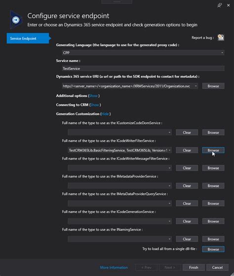 Unchase Dynamics Connected Service Visual Studio Marketplace