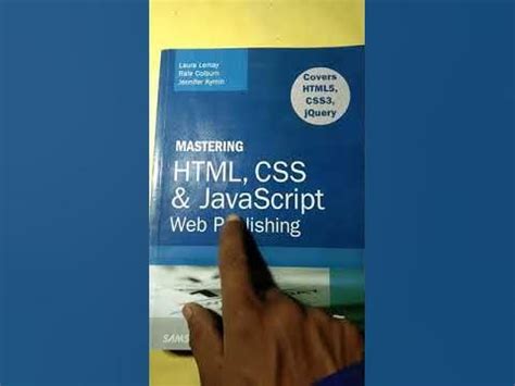 Mastering😘😘 || HTML,CSS & JAVASCRIPT Web Publishing || BPB PUBLICATIONS || SAMS || Laura Lemay ...