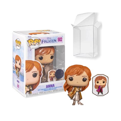Funko Pop Disney Frozen Anna With Pin 582 Special Edition Pops