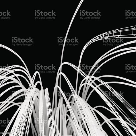 Connection Structure Wireframe Vector Illustration Abstract Background Stock Illustration