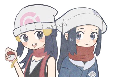 Dawn And Akari Pokemon And 2 More Drawn By 67wk317 Danbooru