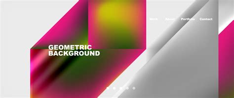 A Colorful Background With Squares On White Vector Image
