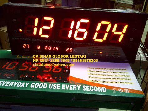 Lampu LED Jam Digital Agen Dan Distributor Lampu Agen Dan Distributor Lampu CV Sinar