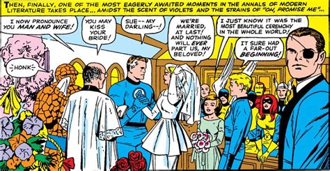 The Wedding Issue Sue Storm And Reed Richards Wwac