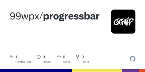 GitHub 99wpx Progressbar