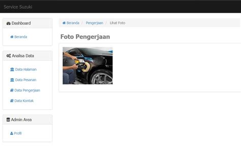 source code gratis aplikasi service mobil berbasis php mysql jasa