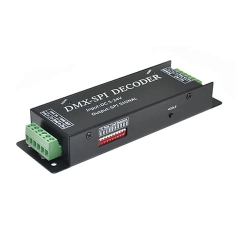 Dmx200 Dc5 24v 480w Spi Signal Led Dmx Spi Decoder Grandado