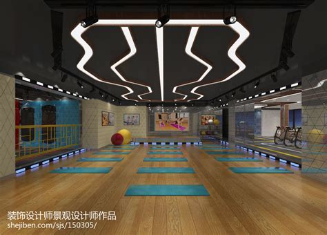 健身会所健身房设计案例效果图3005846 设计本装修效果图