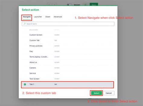 How To Create A Custom Tab Appcheap