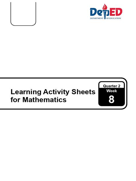 Las Math 1 Q2 Week 8 Pdf Copyright Intellectual Property