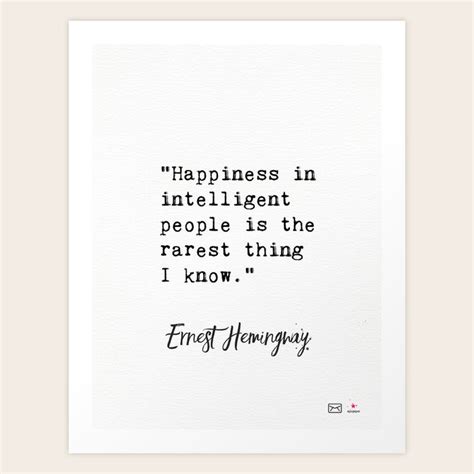 Ernest Hemingway Quotes Intelligent People