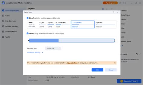 Why Can T I Resize The Partition For Free
