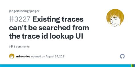 Existing Traces Cant Be Searched From The Trace Id Lookup Ui · Issue