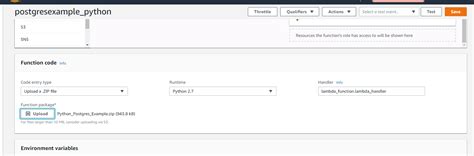 Aws Lambda To Connect To Postgresql And Execute A Functionquery Using