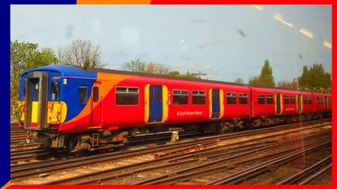 Swr Class 455 Near Clapham Junction Youtube