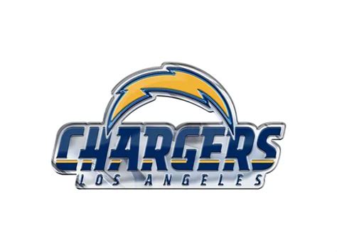 Sierra 1500 Los Angeles Chargers Embossed Emblem Blue And Yellow