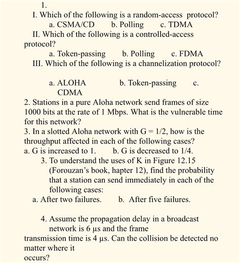1 I Which Of The Following Is A Random Access