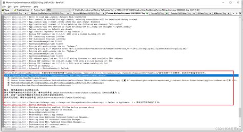 Unity客户端和photonserver服务器不能互发消息，日志不打印，未能加载文件或程序集photonserver System