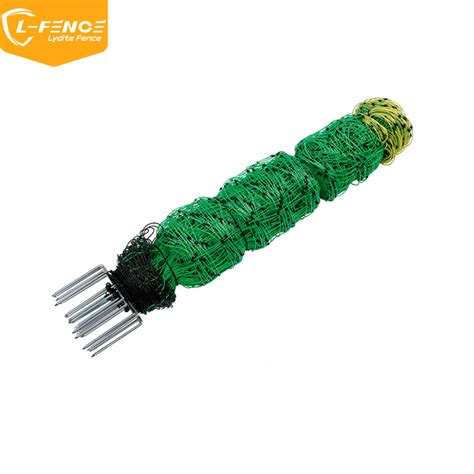 Lydite Electric Fencing Netting Poultry Fence Mesh Netting With Posts For Sheep Electric Fence