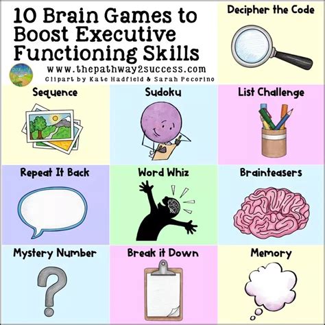 10 Brain Games To Boost Executive Functioning Skills Artofit