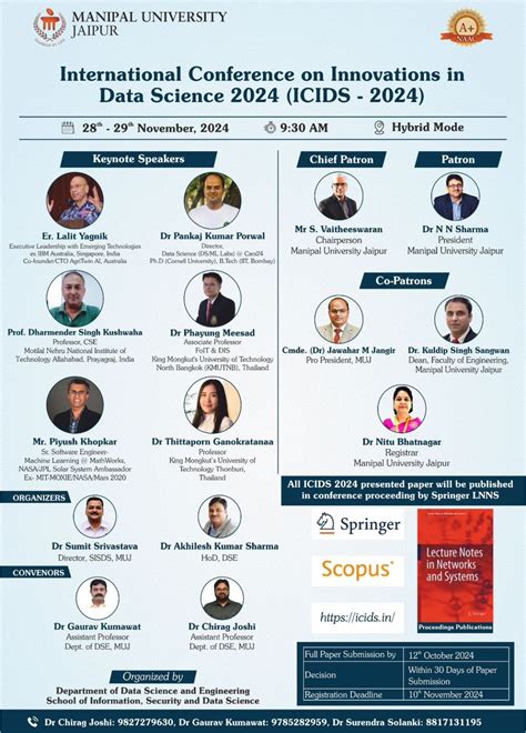 Datascience Icids2024 Innovation Research Techconference