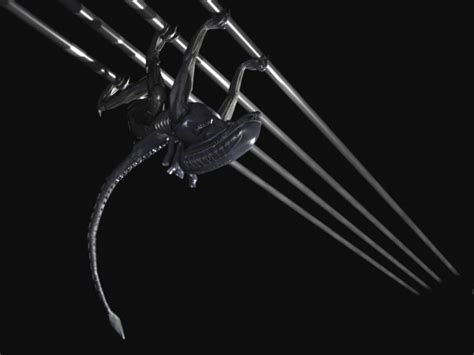 Alien Hanging By Falcondesign