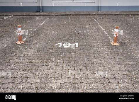 Parking Space With Number 101 A Rapid Learning Driving School Stock