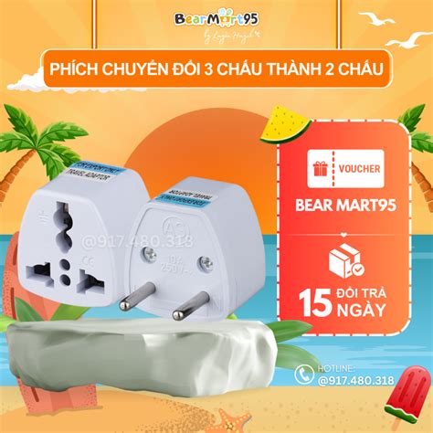 2 Pin To 3 Pin Socket Adapter Shopee Philippines