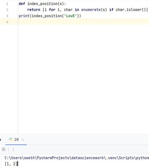 🧠 day28 of 50daysofcode luminarcodingchallenge — return indexes