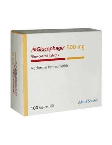 Glucophage 500 mg. 100 tabl. / Глюкофаж 500 мг. 100 табл.