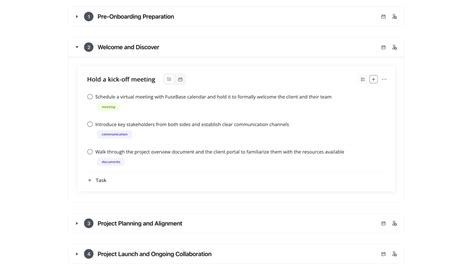 Onboarding Checklist Template Fusebase