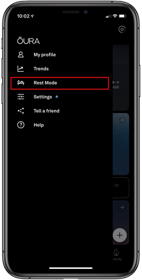 Rest Mode Oura Help
