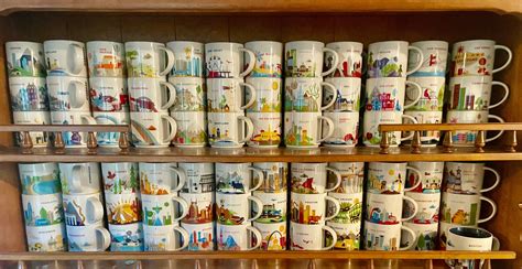 Starbucks You Are Here Mug Collection Etsy