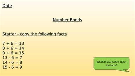 number bonds and partitioning lessons teaching resources